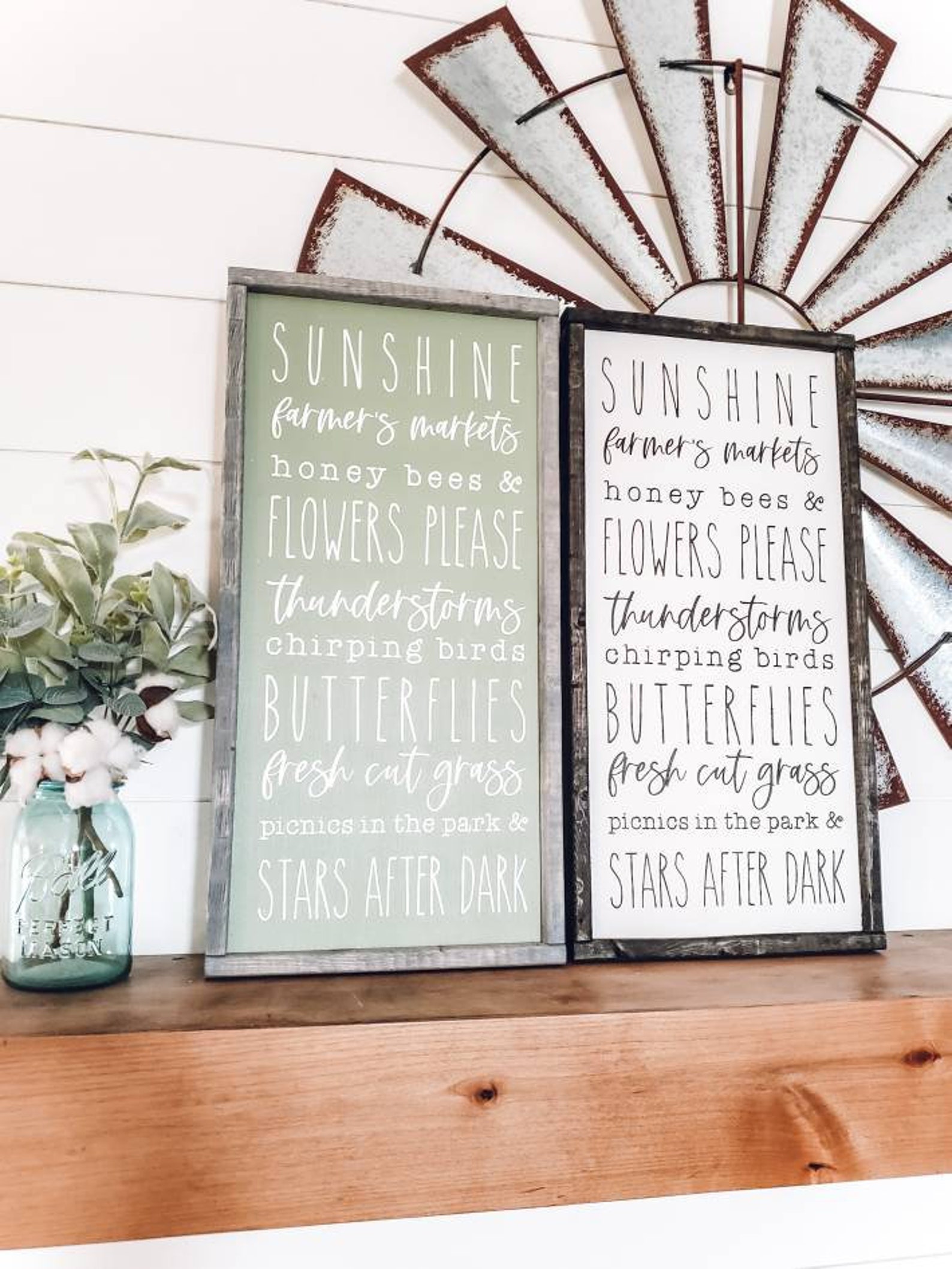 Spring Sign Spring Favorite Things Sign Spring Words List - Etsy
