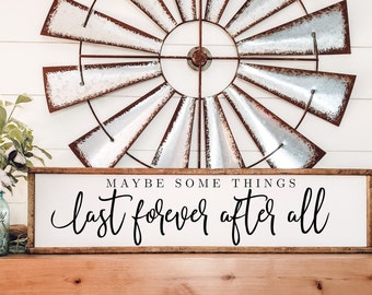 Forever After All Sign | Etsy