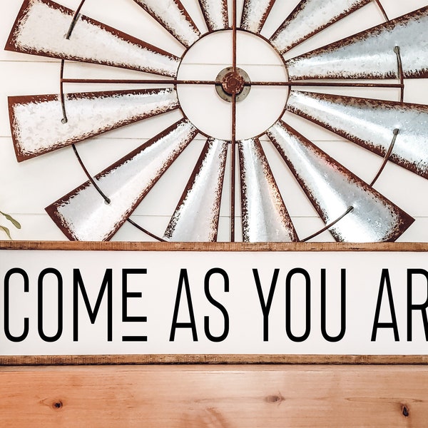 Come as You Are Sign - Etsy
