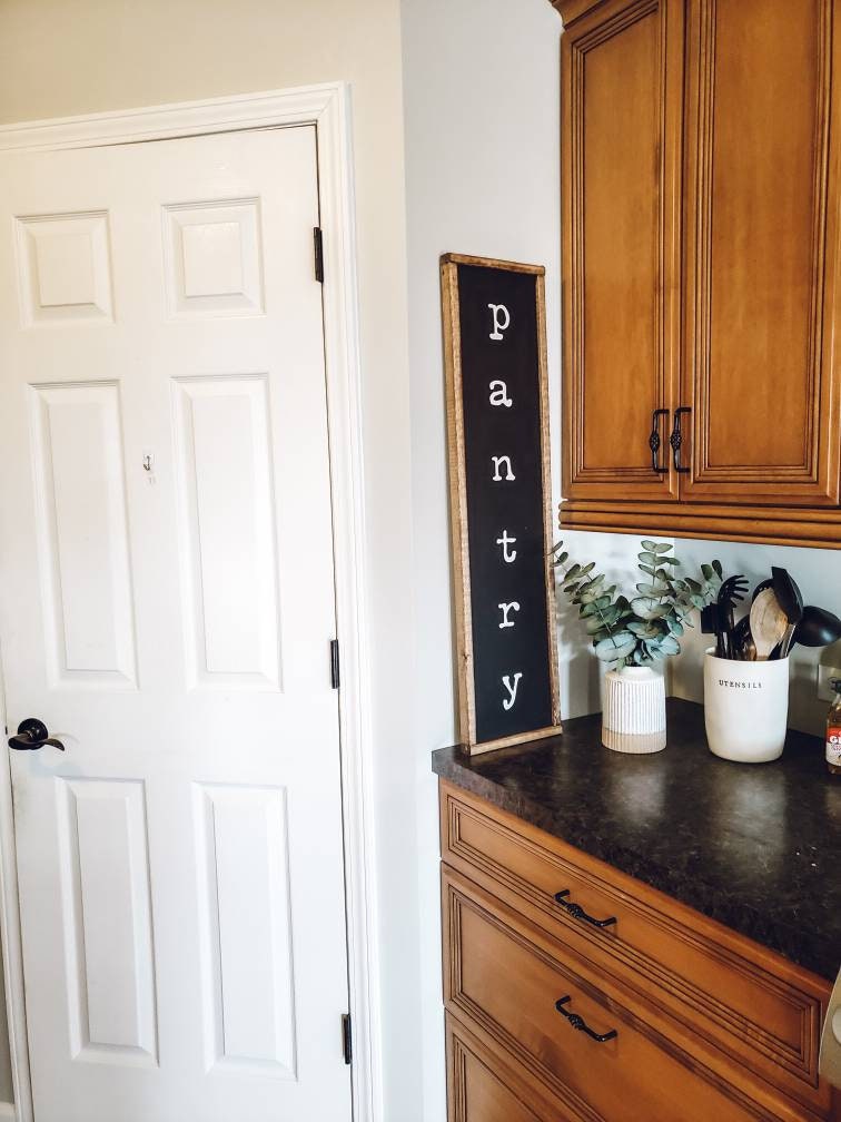 Pantry Sign Wood Sign Tall Kitchen Sign Farmhouse Sign | Etsy