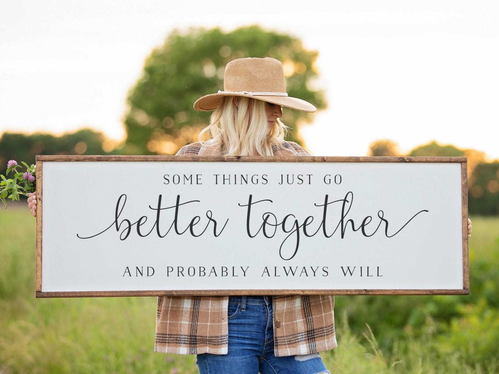 Some Things Just Go Better Together Sign, Master Bedroom Sign ...