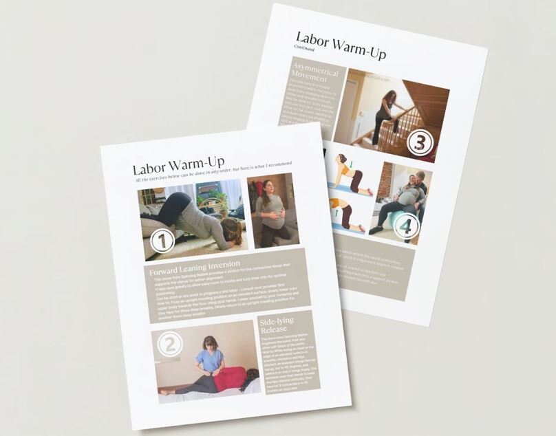 Guide to Early Labor - Etsy