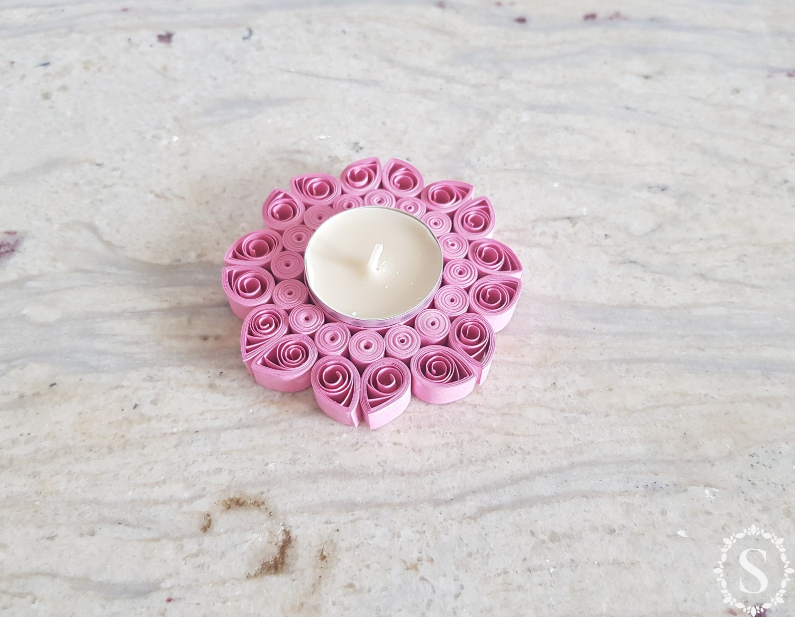 Quilling Candle Holder, Paper Holder, Home Decor, Wedding Decorations ...