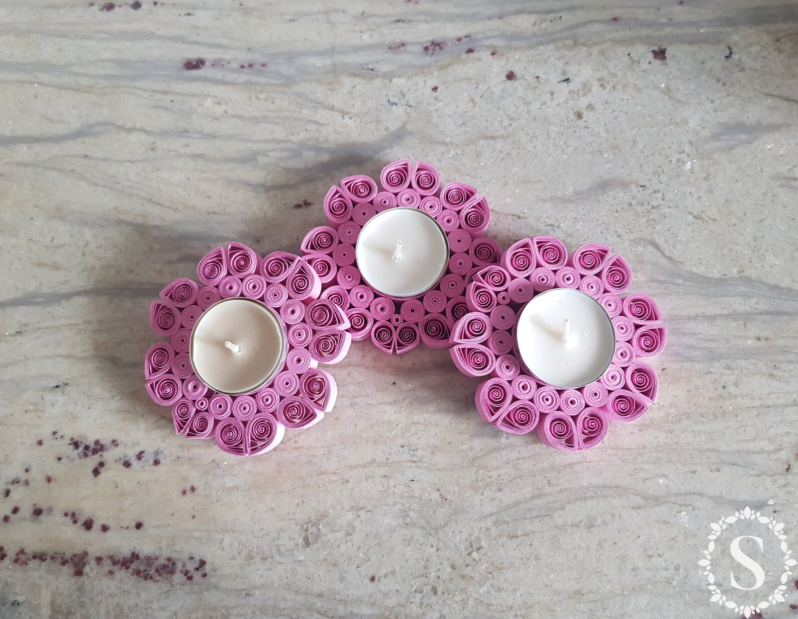 Quilling Candle Holder, Paper Holder, Home Decor, Wedding Decorations ...