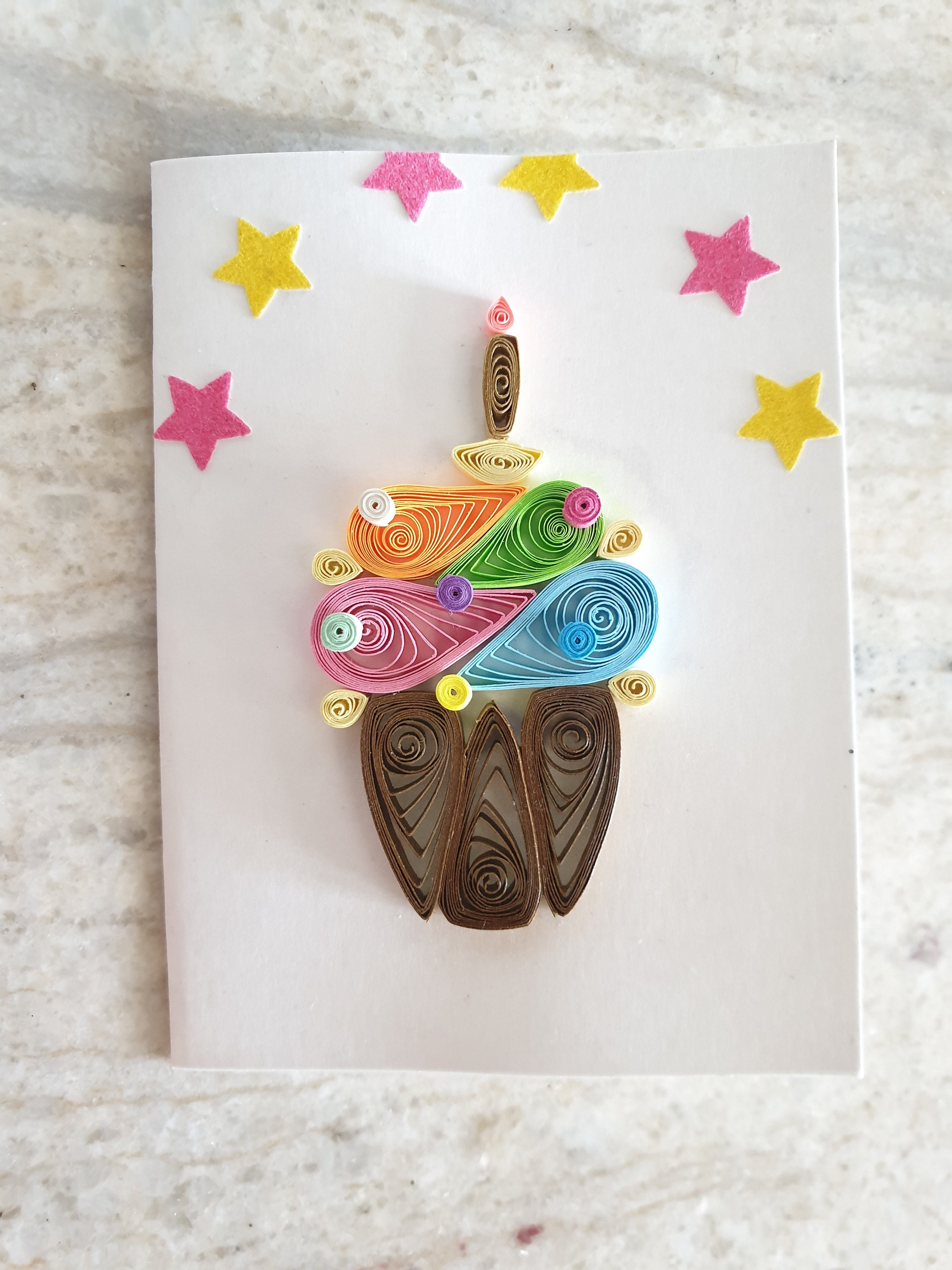 Quilling Card, Greeting Card, Handmade, Happy Birthday, for Her, for ...