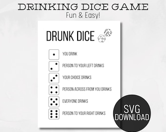 Left Right Drink Date Night Game Instant Download | Printable ...