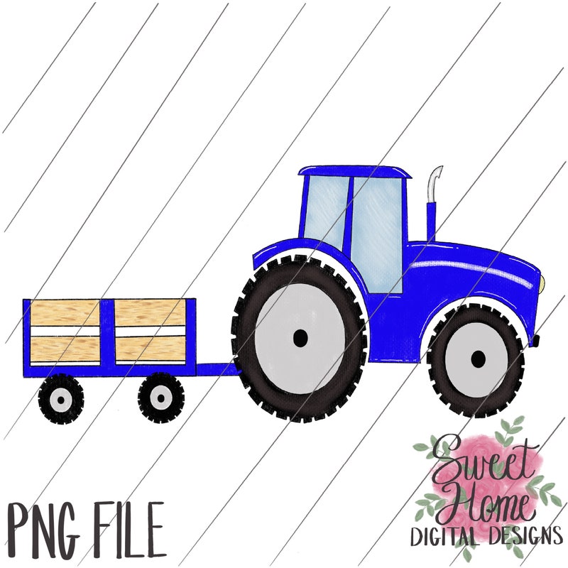 Tractor Trailer Print - Etsy