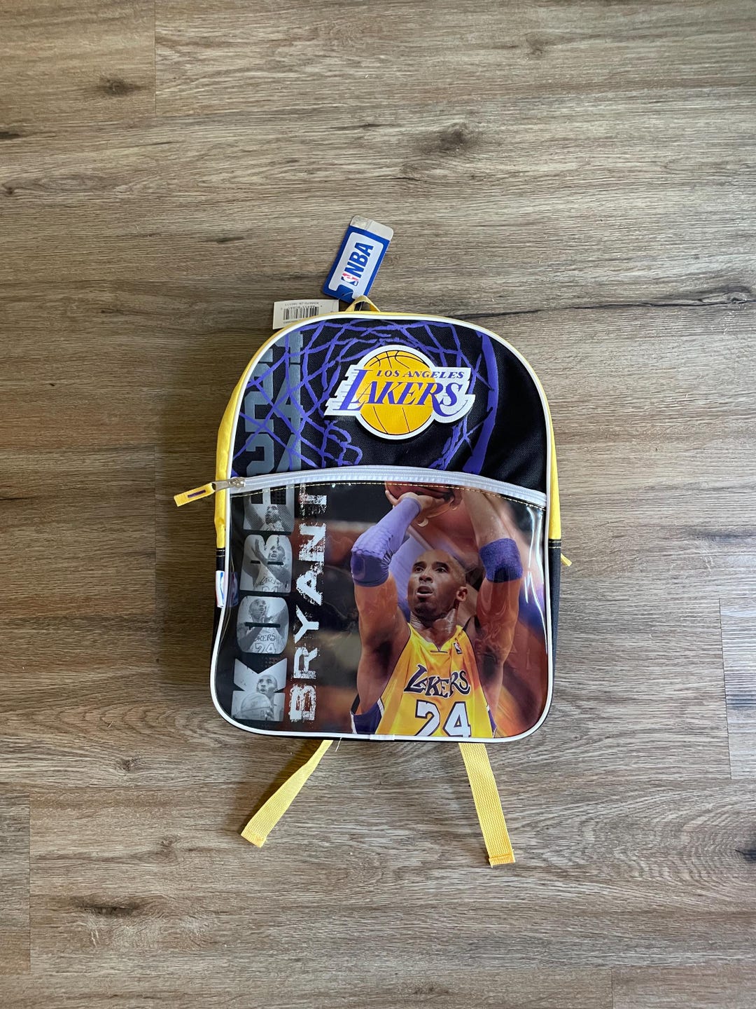 Los Angeles Lakers Kobe Bryant, NBA Brand Youth Backpack - Etsy