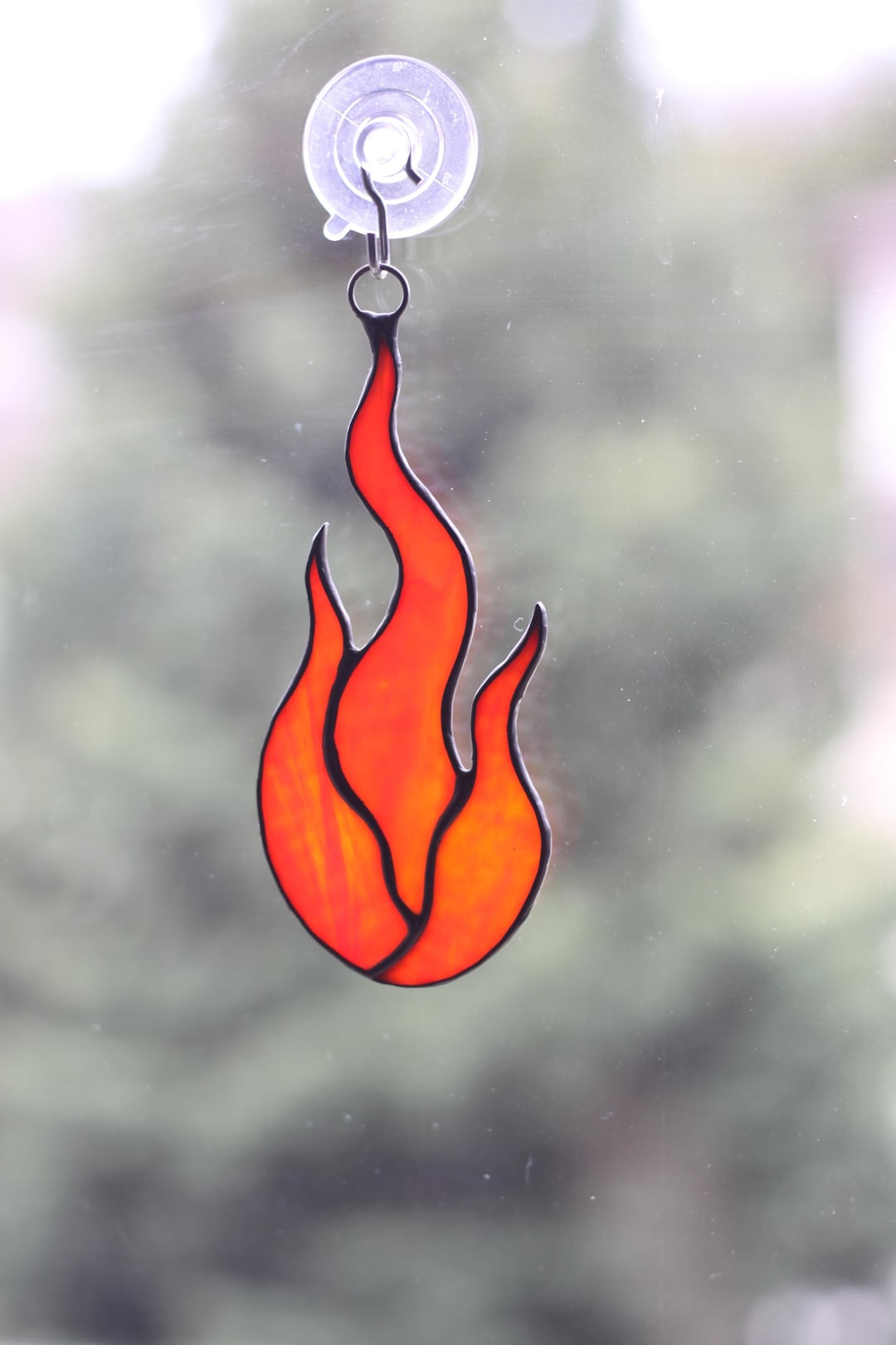 Stained Glass Flame - Etsy