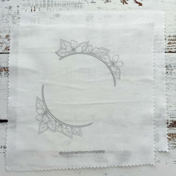 Pre Printed Embroidery Fabric - Etsy