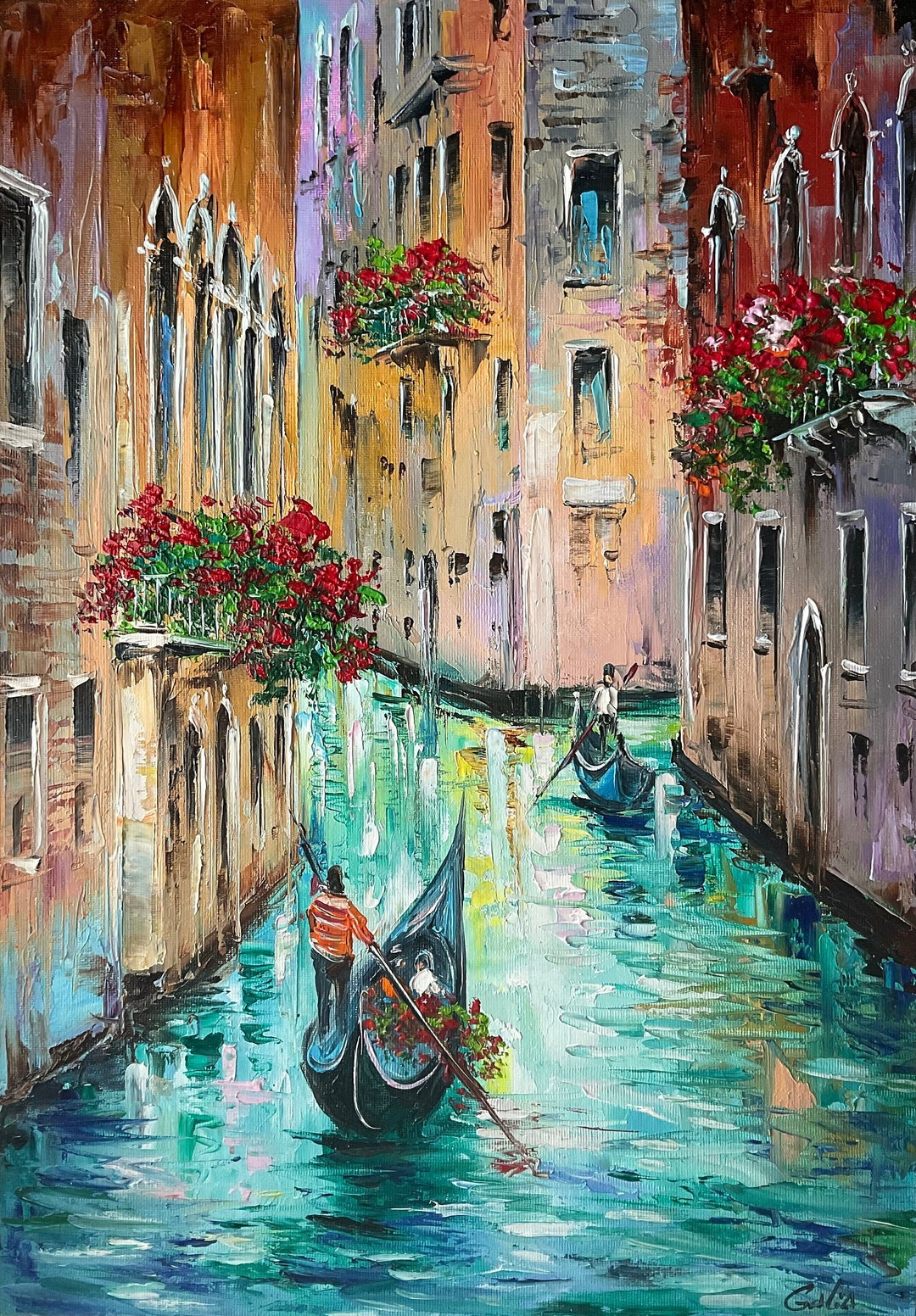 Venice Painting Print Digital File Download Italy Artworks Venice ...