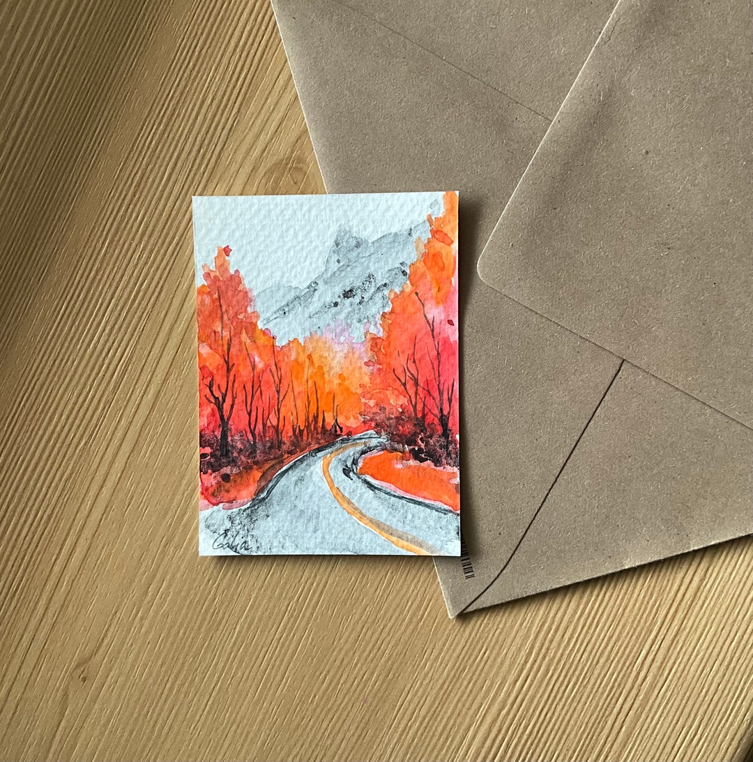 Original ACEO Watercolour Painting Wall Art Wall Decor Nature ...