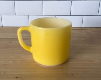 Yellow Milk Glass | Etsy