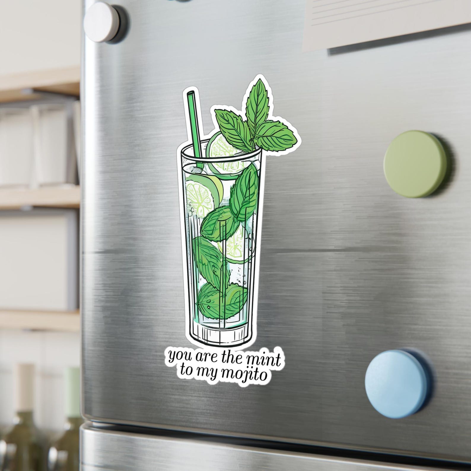 Mojito Drink Sticker Decal Cute Funny - Etsy