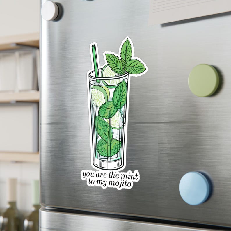 Mojito Drink Sticker Decal Cute Funny - Etsy