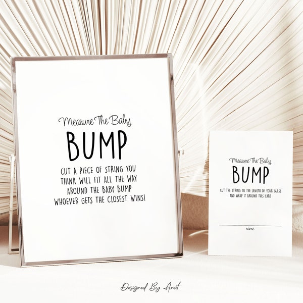 Measure Baby Bump Cards - Etsy UK