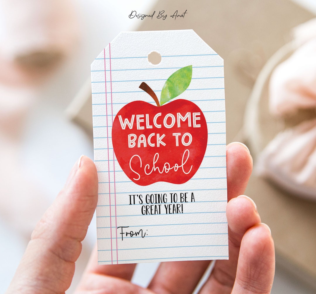 Welcome Back to School It's Going to Be a Great Year Tag - Etsy