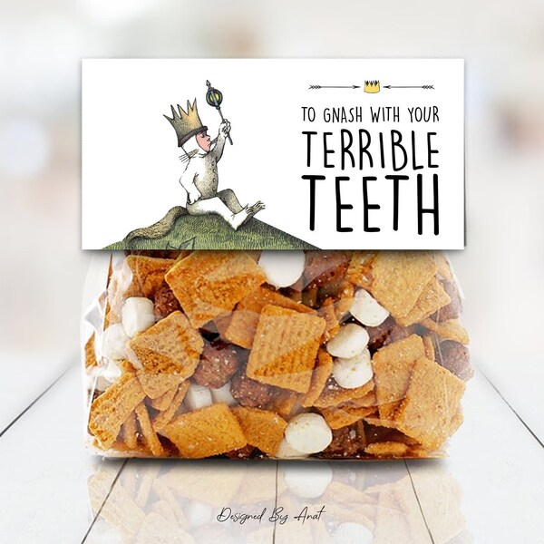 Where the Wild Things Are Thank You Tags for Shower - Etsy