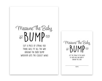 Measure the Baby Bump Printable - Etsy