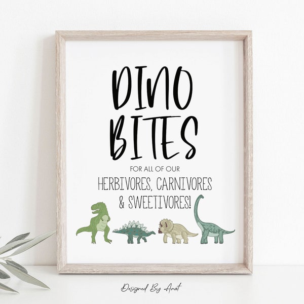 Dinosaur Party Food Labels - Etsy