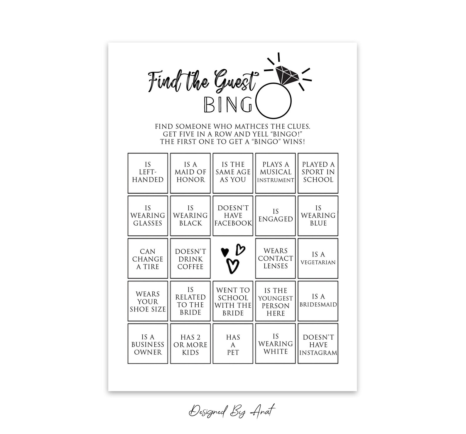 Find The Guest Bingo Free Printable Printable Word Searches Find The Guest Bingo Free Printable Printable Word Searches