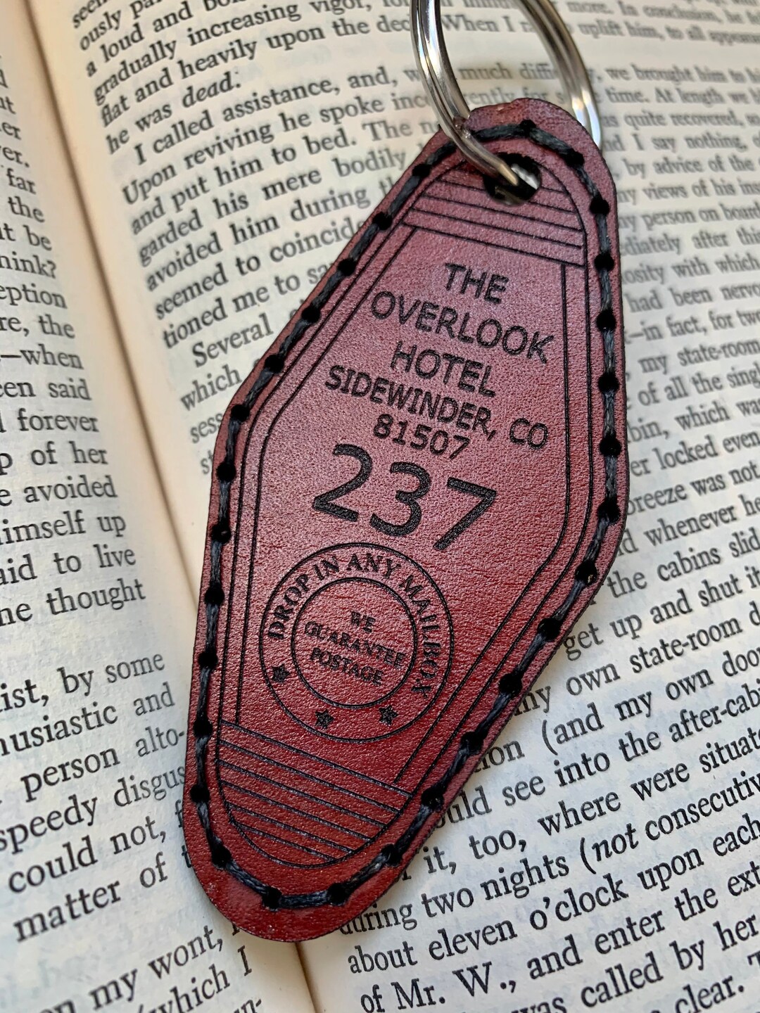 The Overlook Hotel Movie Version Room 237 Leather Retro Keychain - Etsy