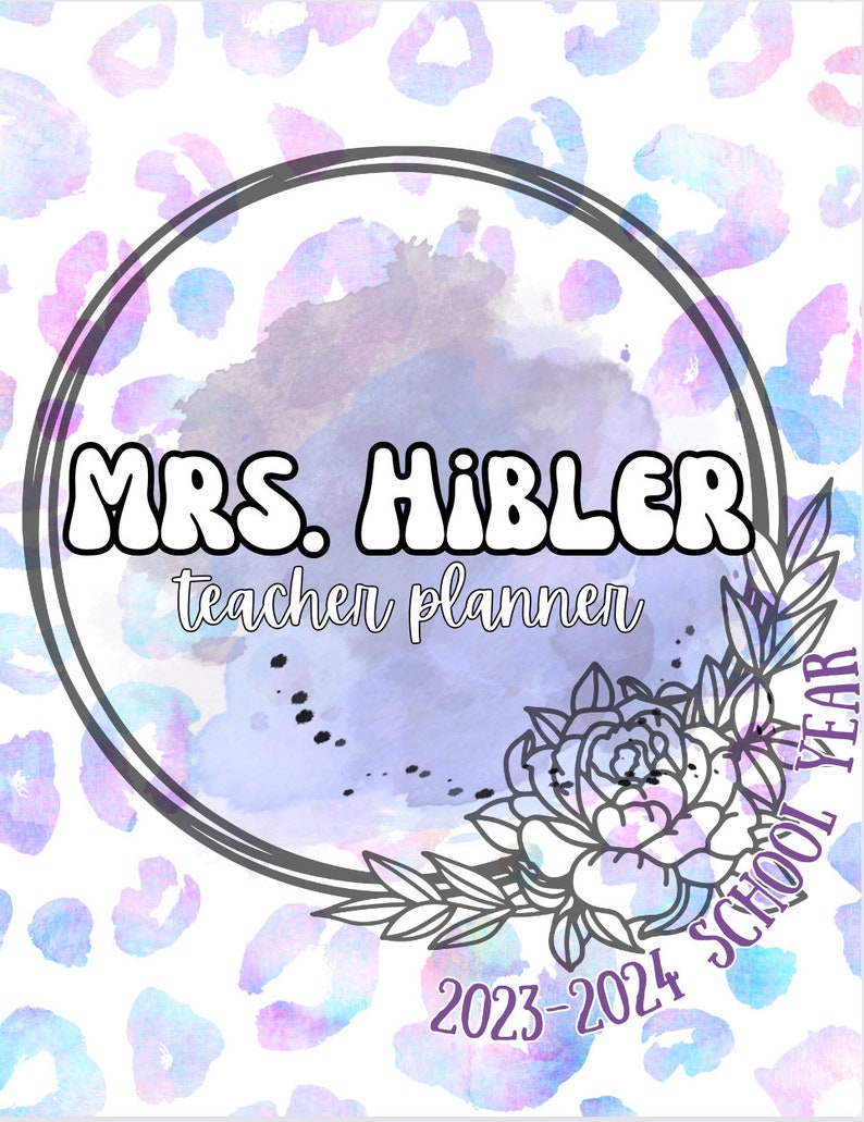 Teacher Planner Template in Canva - COMPLETELY EDITABLE and ...