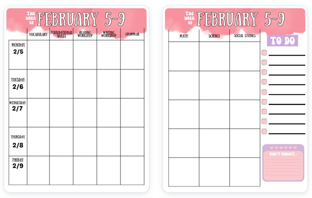 Teacher Planner Template in Canva - COMPLETELY EDITABLE and ...