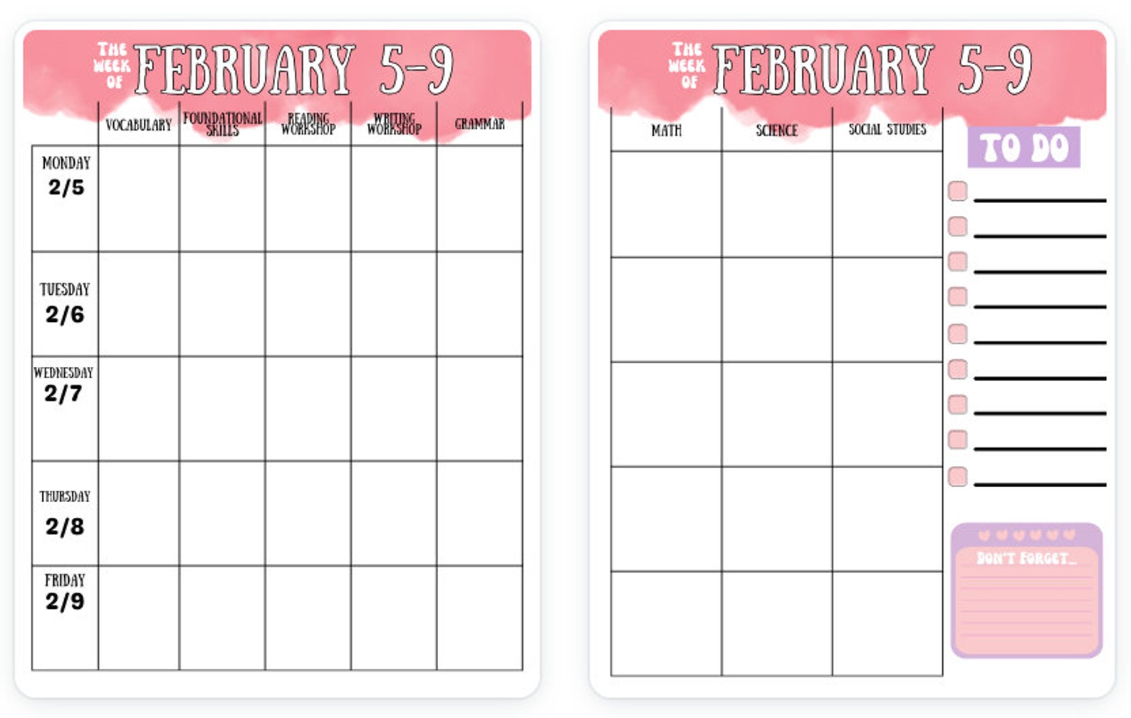 Teacher Planner Template in Canva - COMPLETELY EDITABLE and ...