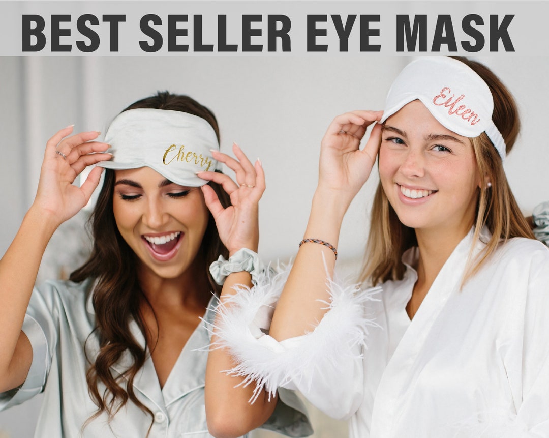 Custom Eye Mask, Personalized Sleep Mask, Custom Satin Eye Mask ...