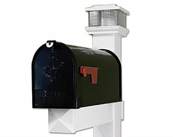 Solar Light Mailbox - Etsy