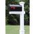 Mailbox With White Vinyl Post, Decorative Base, and Federation Style ...