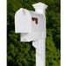 White Mailbox With White Vinyl Post Standard Base and | Etsy