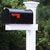 Mailbox With White Vinyl Post, Decorative Base, and Federation Style ...