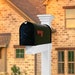 Mailbox With White Vinyl Post, Standard Base, and Federation Style Cap ...