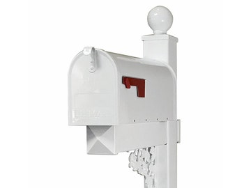 White Mailbox Post Cap - Etsy