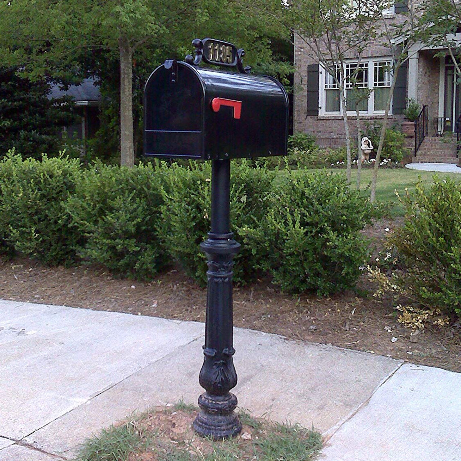 Mailbox & Post System Black Rust Resistant Mailbox | Etsy