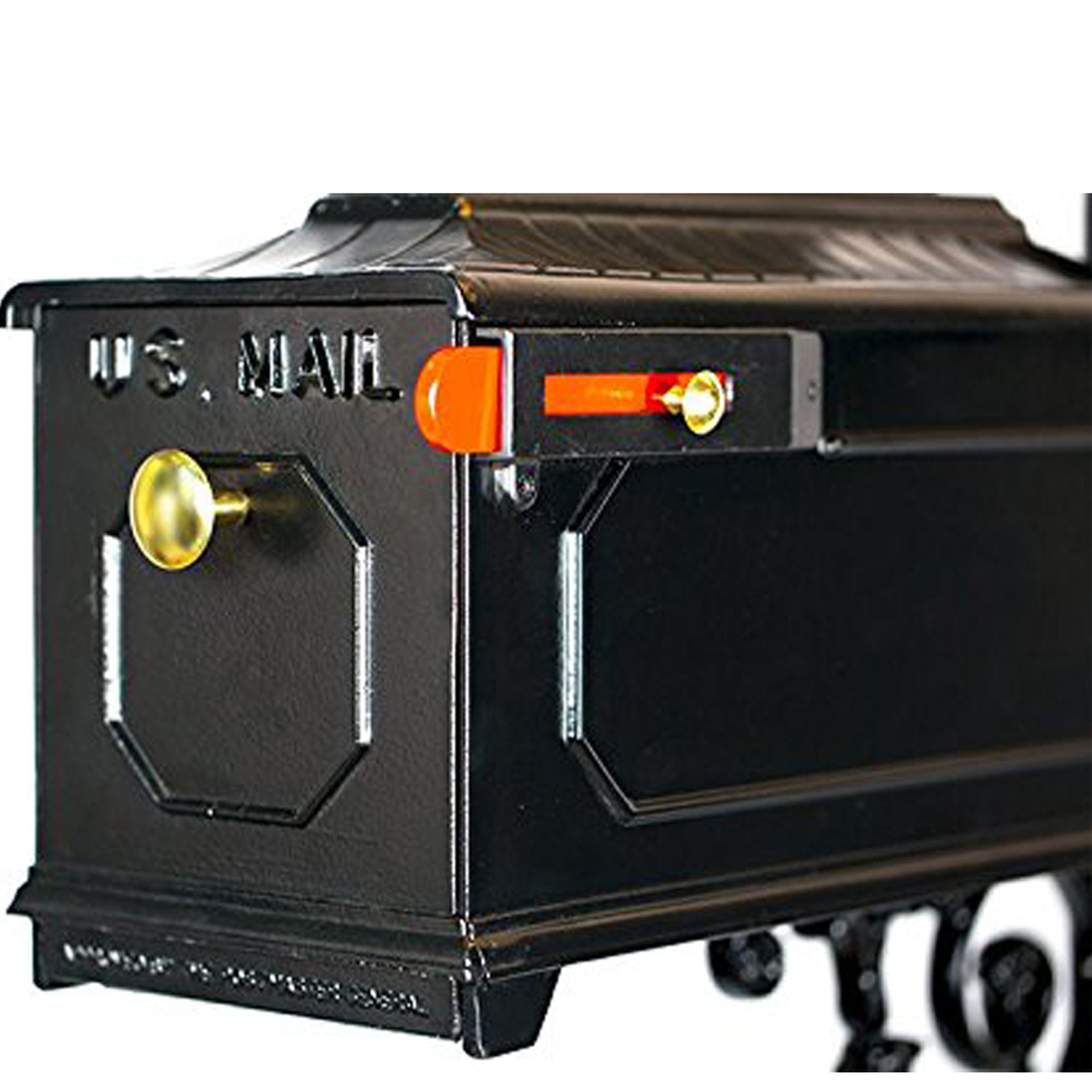 Mailbox & Post System Black Rust Resistant Aluminum - Etsy