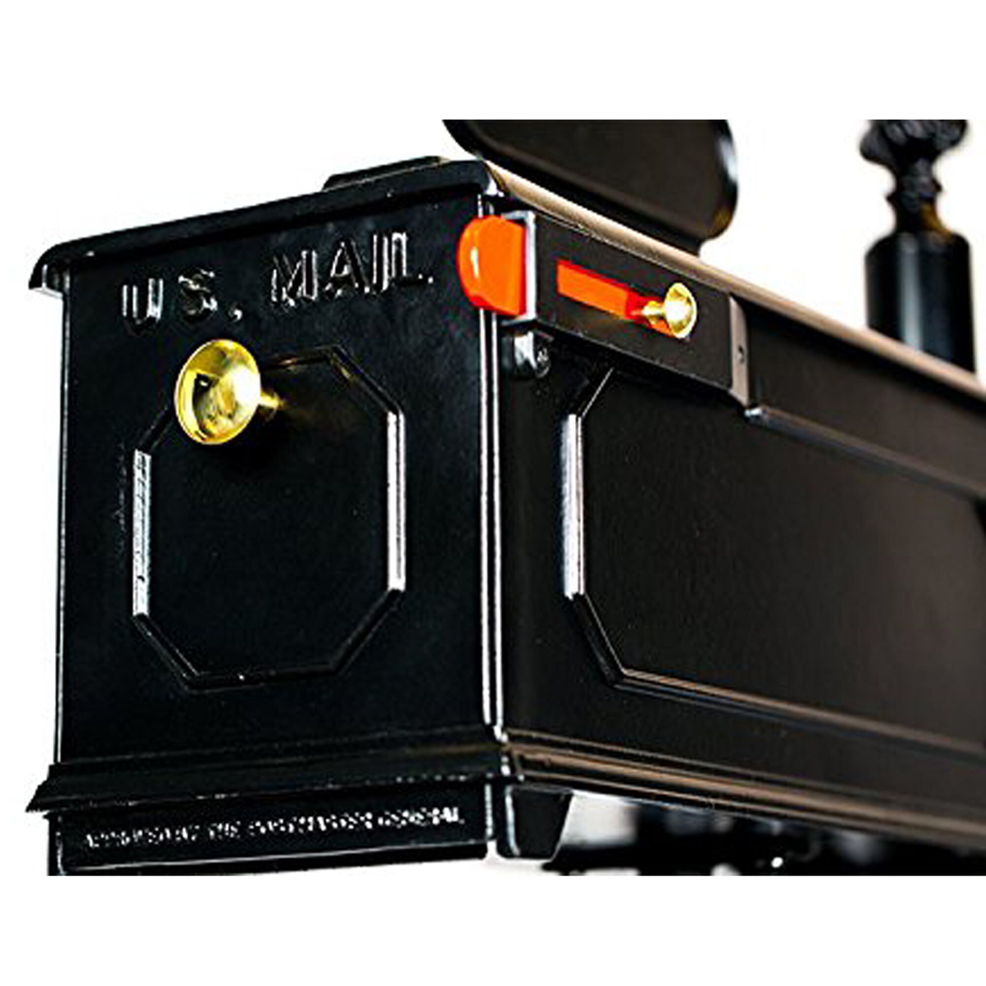 Mailbox & Post System Black Rust Resistant Aluminum - Etsy