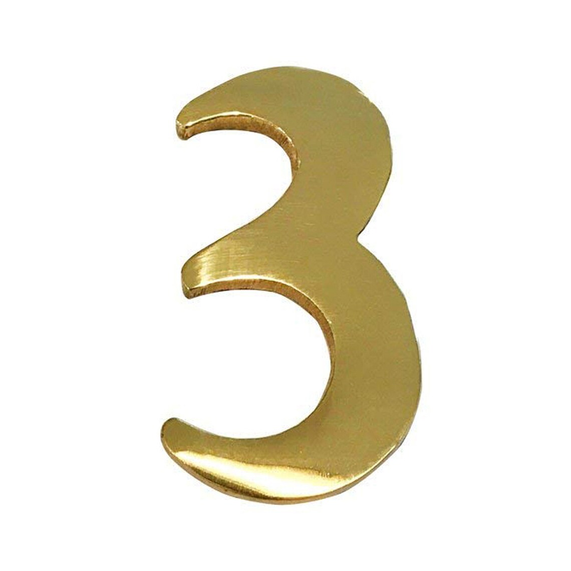 2 Inch Brass Mailbox Numbers 0-9 – Self Adhesive Floating Numbers ...