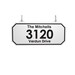 Black Mailbox and Post System Includes Address Plaque, Numbers, Bracket ...
