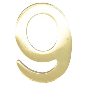 3 Inch Brass Mailbox Numbers 0-9 – Self Adhesive Floating Numbers ...