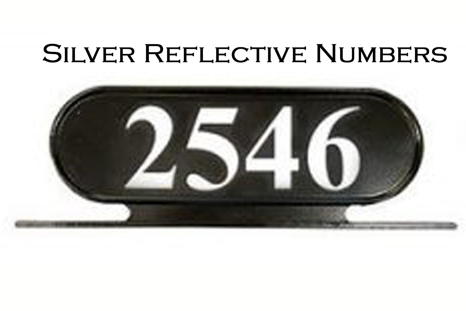 Style 8 Address Plate Includes Brass, Silver or Gold Numbers – Mailbox ...