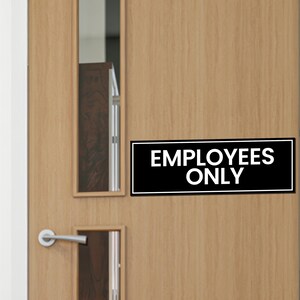 Employees Only Sign - Metal Signage for Business - Private Area Door ...
