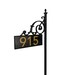 Decorative Curbside Address Marker Personalized With Gold or - Etsy