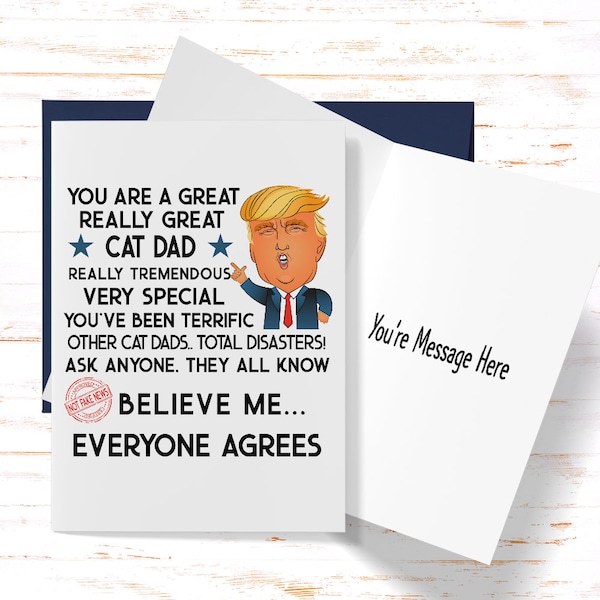 Cat Trump Card - Etsy
