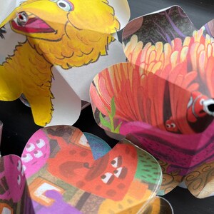 Children Book Page Roses Set of 6 Colorful for Teacher or Baby Nursery ...