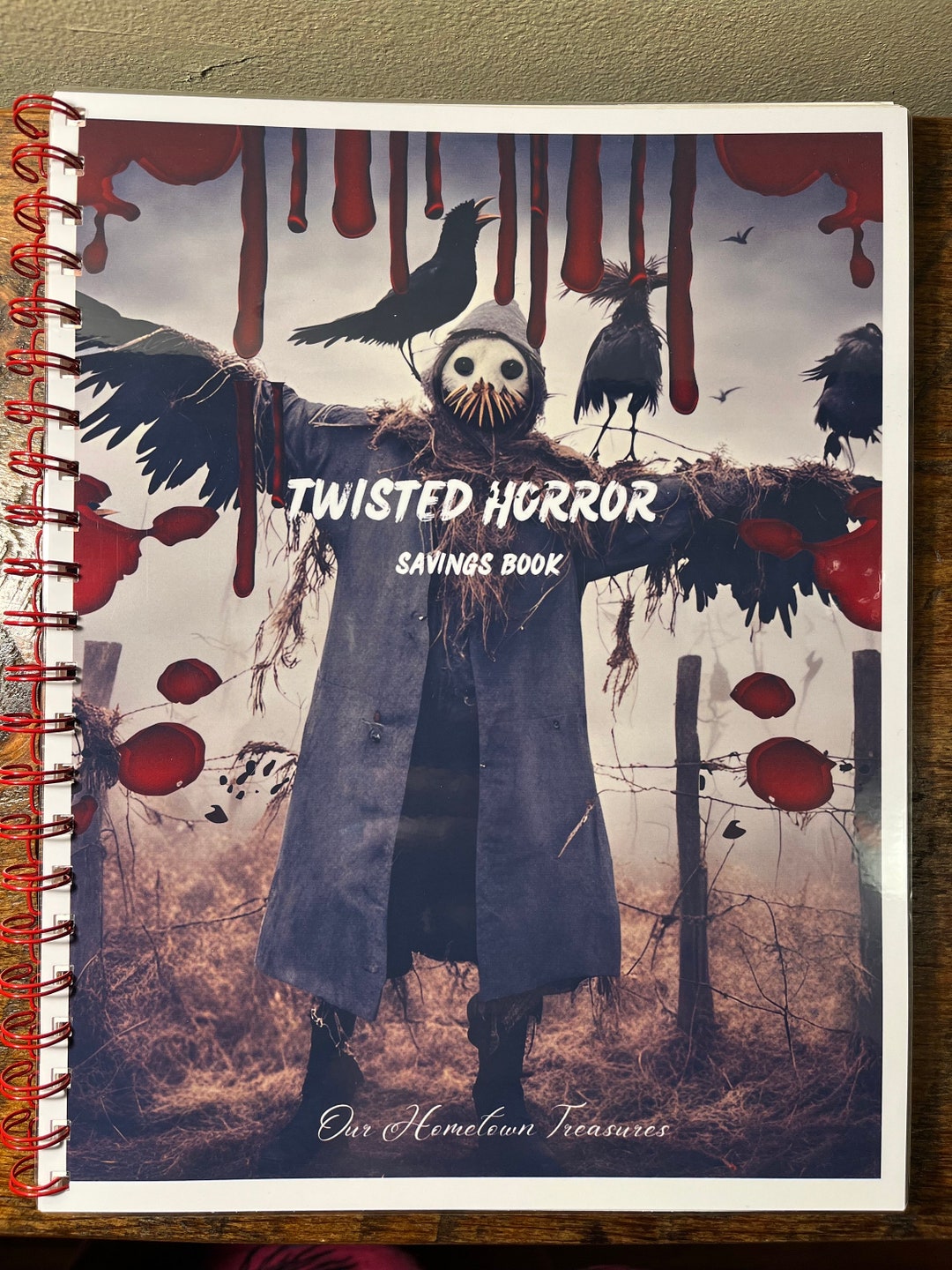 Twisted Horror Scratch & Save Book Savings Challenge 1000+ Dollars - Etsy