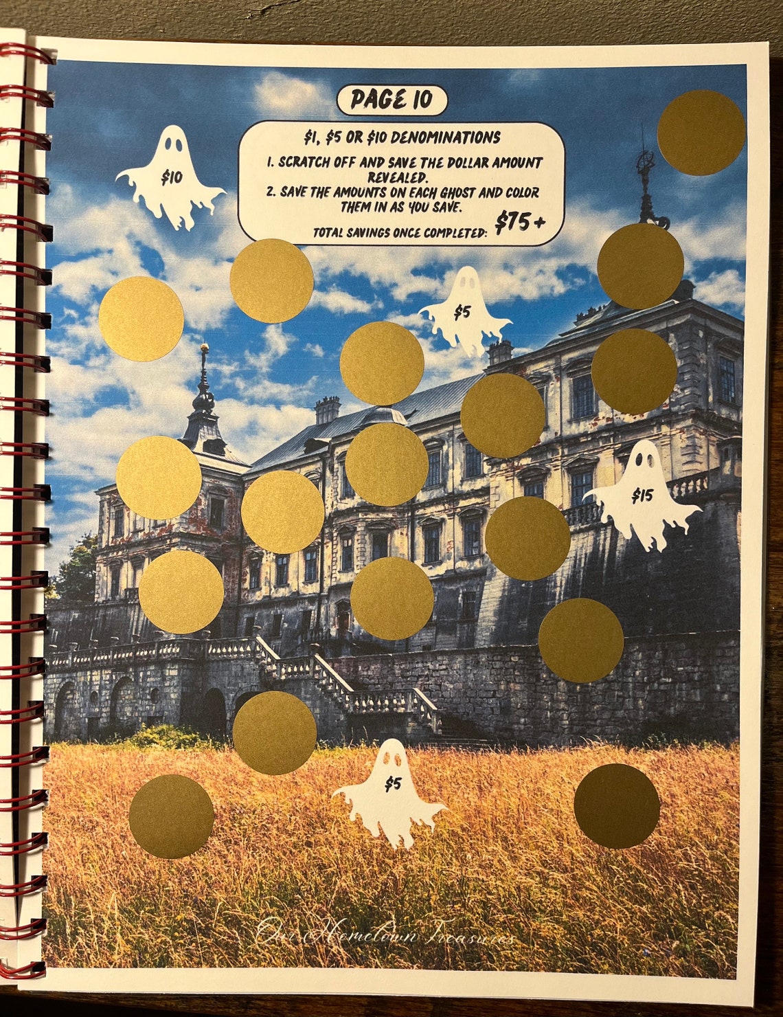 Twisted Horror Halloween Scratch & Save Book Savings Challenge 1000 ...