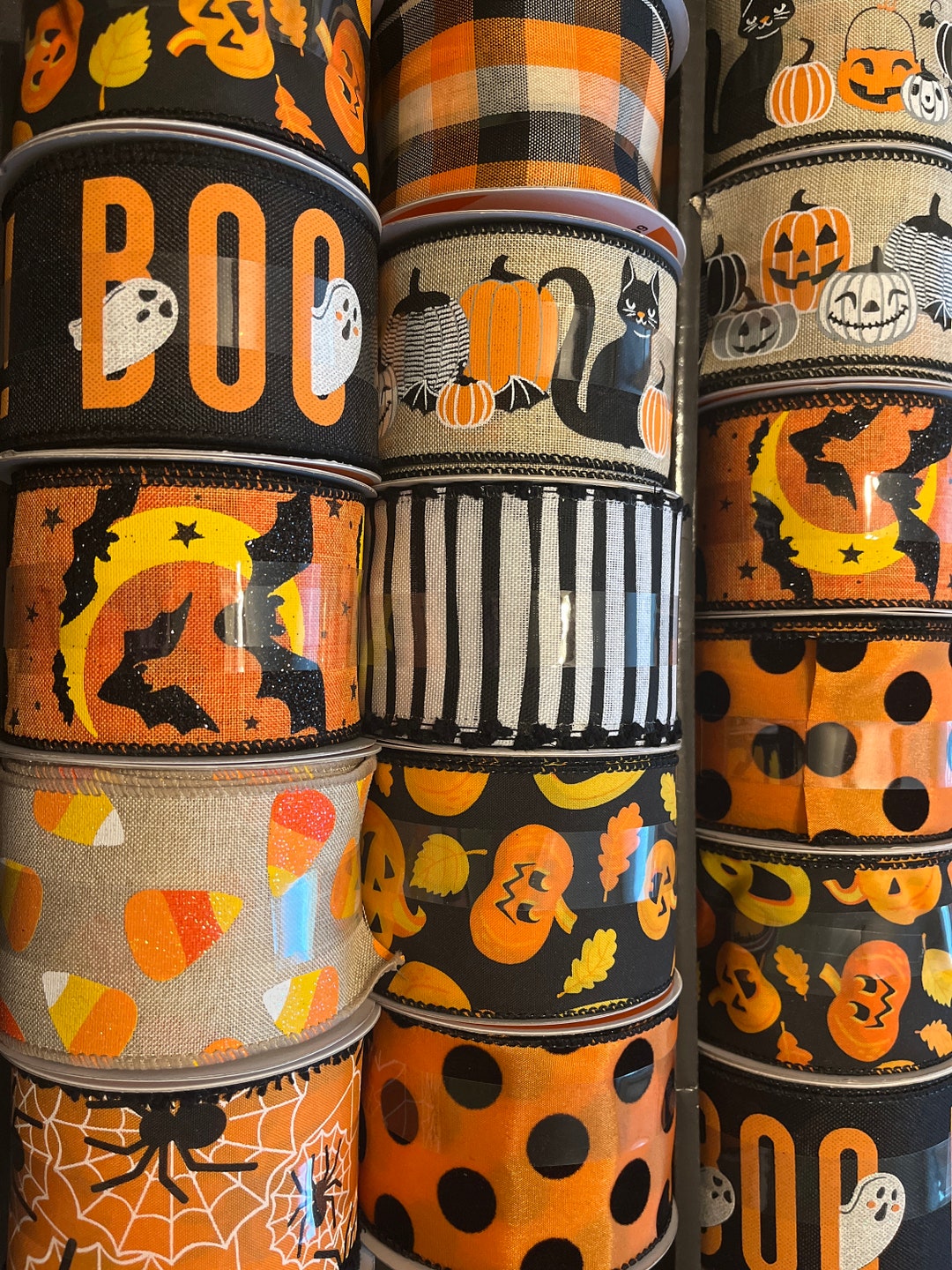 Halloween Ribbon Wired 2.5 Inch Wide 25 Ft Feet 8 Yards 8.3 - Etsy